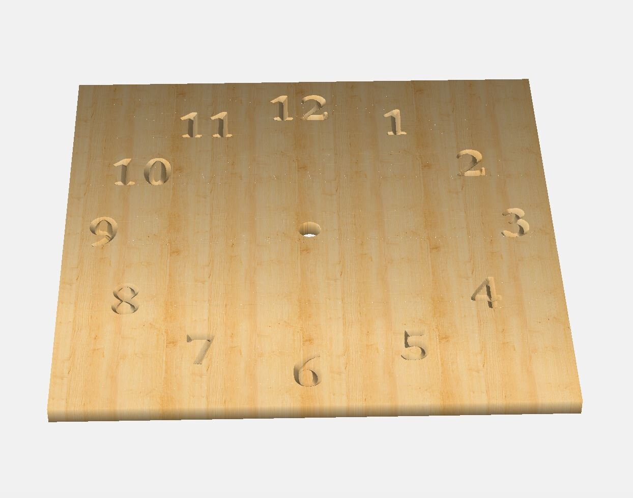 Square Clock Template CNC .c2d Downloadable File, SVG Included. - Etsy