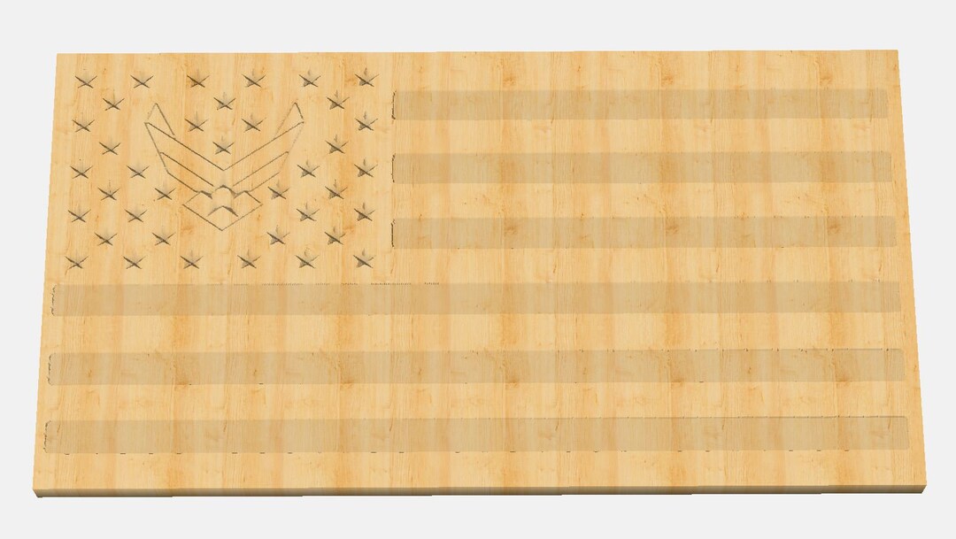 US Air Force Union Flag Template CNC .c2d Downloadable File - Etsy ...