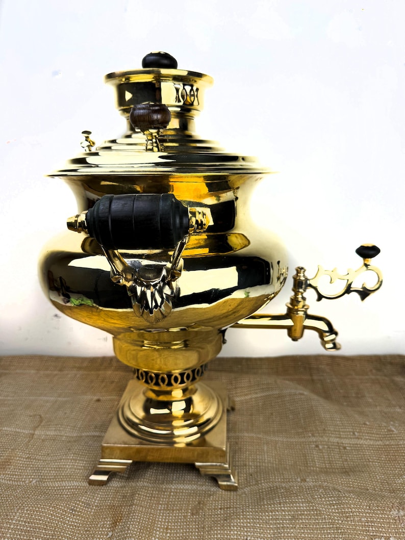 Traditional Soviet Wood Fired Samovar TULA Vintage 6 L (1.6 Gallons ...