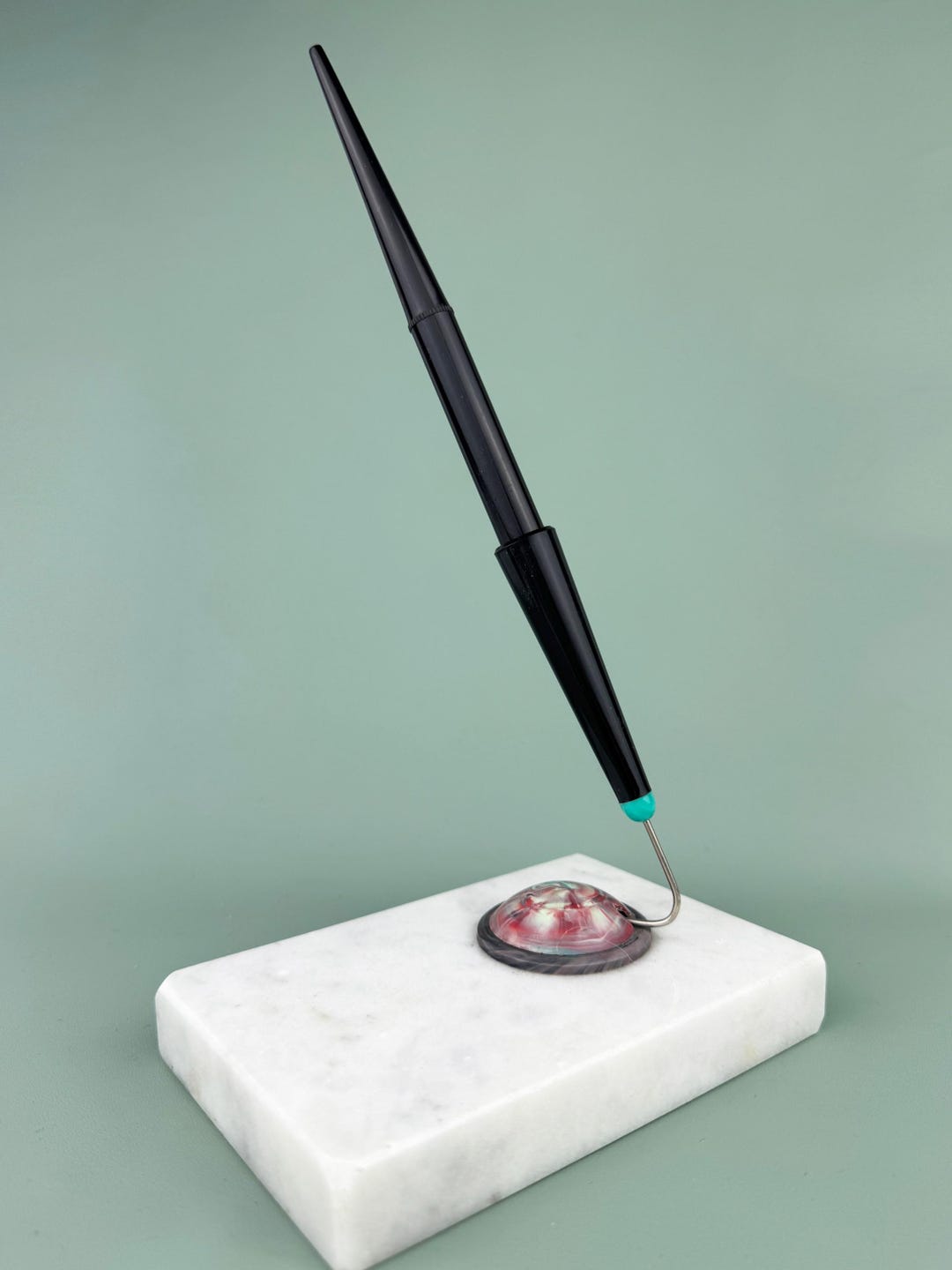 Soviet Vintage Rocket Pen Marble Base Globe Space Souvenir USSR 1980s ...
