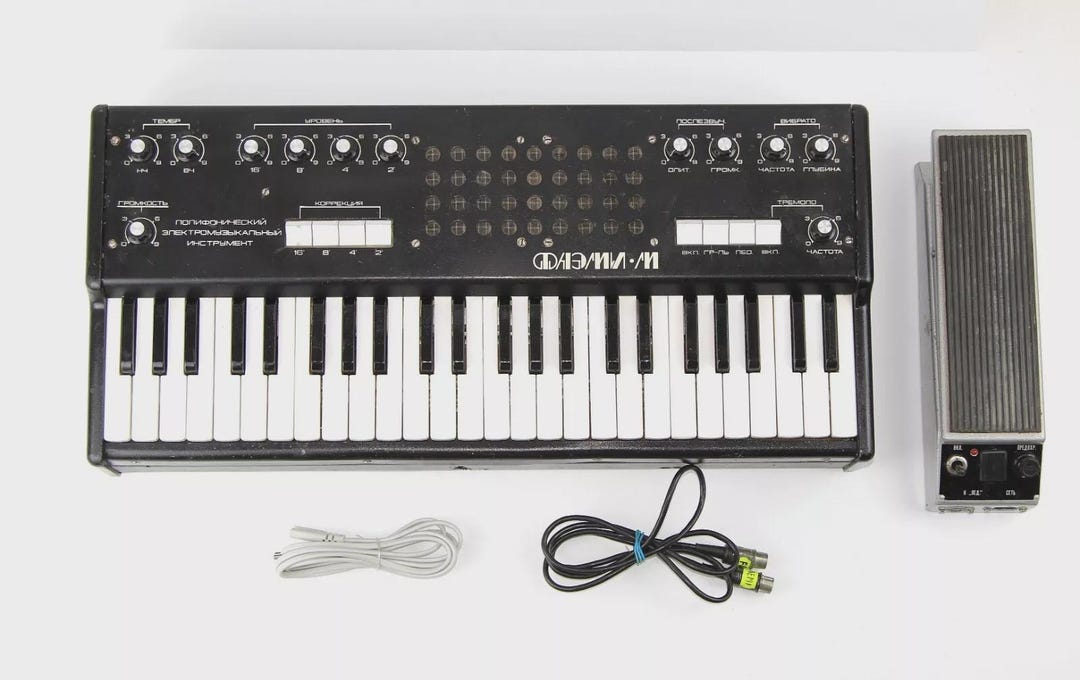 Rare Vintage Soviet Synthesizer FAEMI-01 USSR Analog Electronic ...