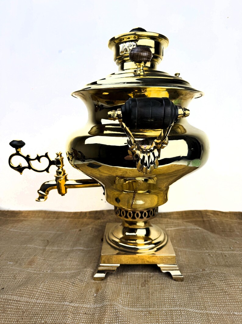 Traditional Soviet Wood Fired Samovar TULA Vintage 6 L (1.6 Gallons ...
