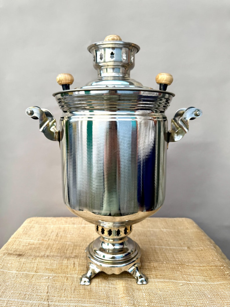Traditional Soviet Wood Fired Samovar TULA Vintage Fire Samovar 7 ...