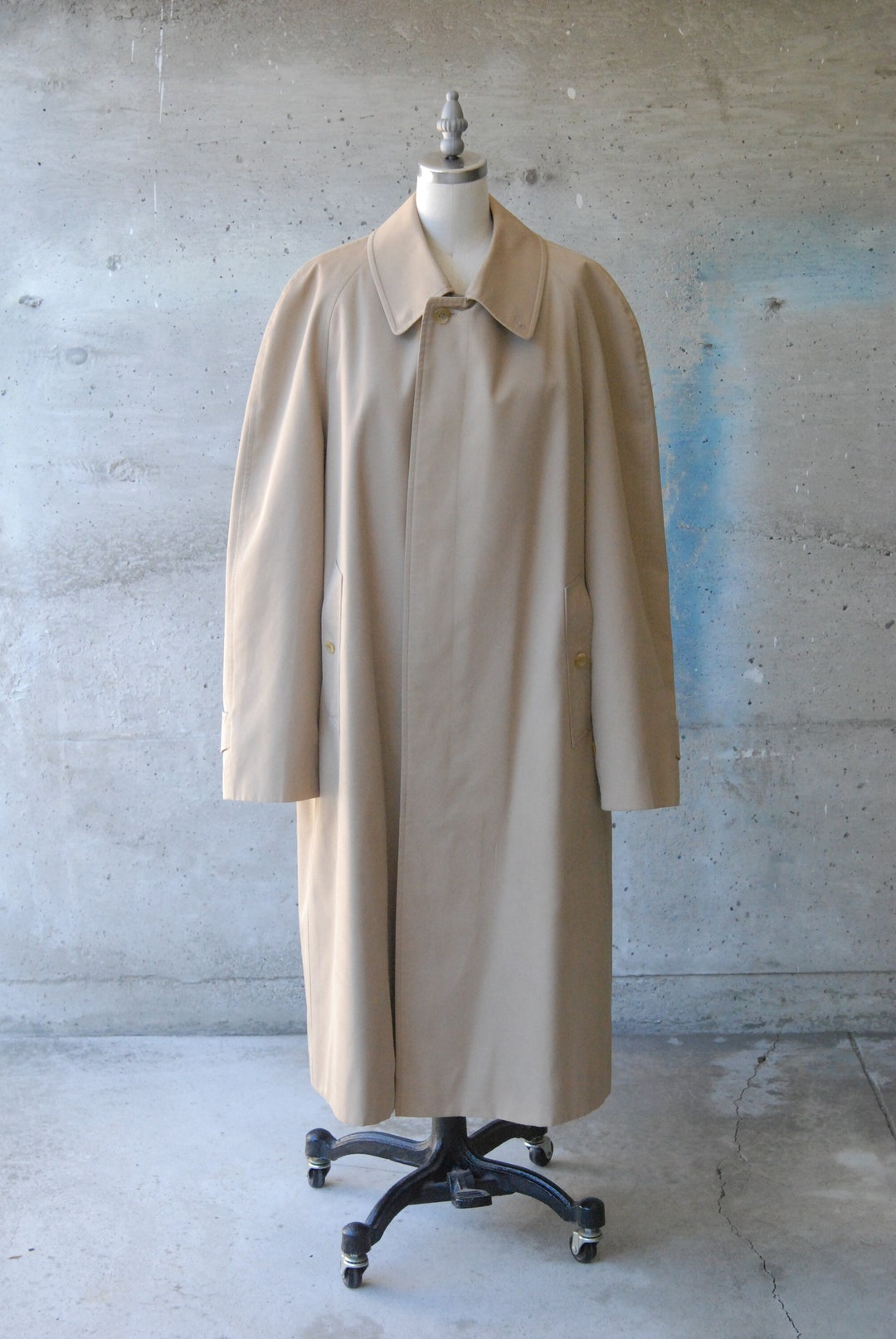 Vintage Burberry Nova Check Liner Trench Coat Large Size - Etsy
