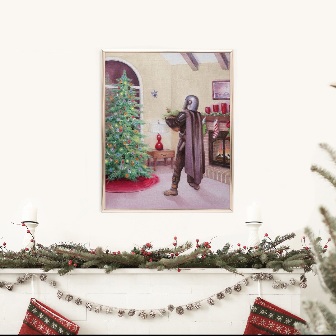 A MERRY MANDO Christmas, Christmas Art Print, Spa Wars Art Prints, Spa ...