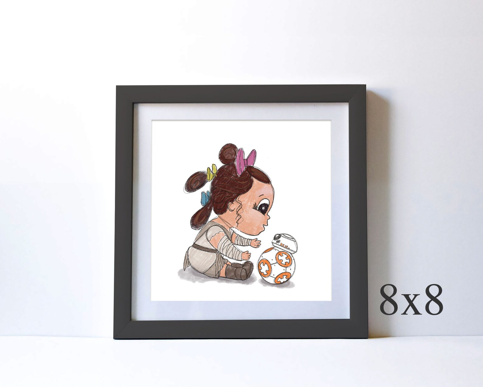 Spa Wars Nursery Art Decor BABY REY Nursery Wall Art Print | Etsy