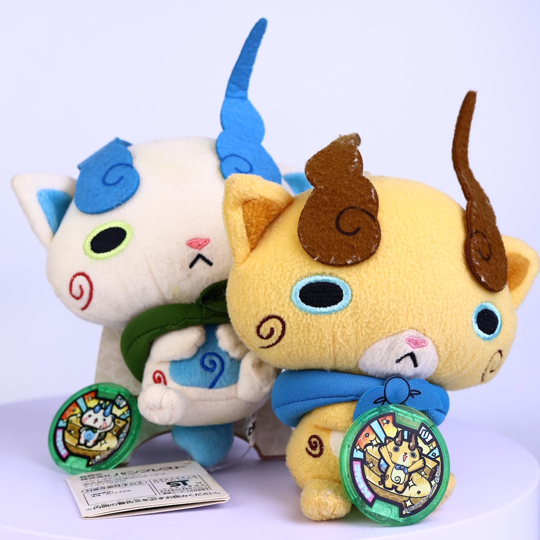 Komasan & Komajiro 5.5" Yo-kai Watch Plush Doll Keychain Banpresto and ...