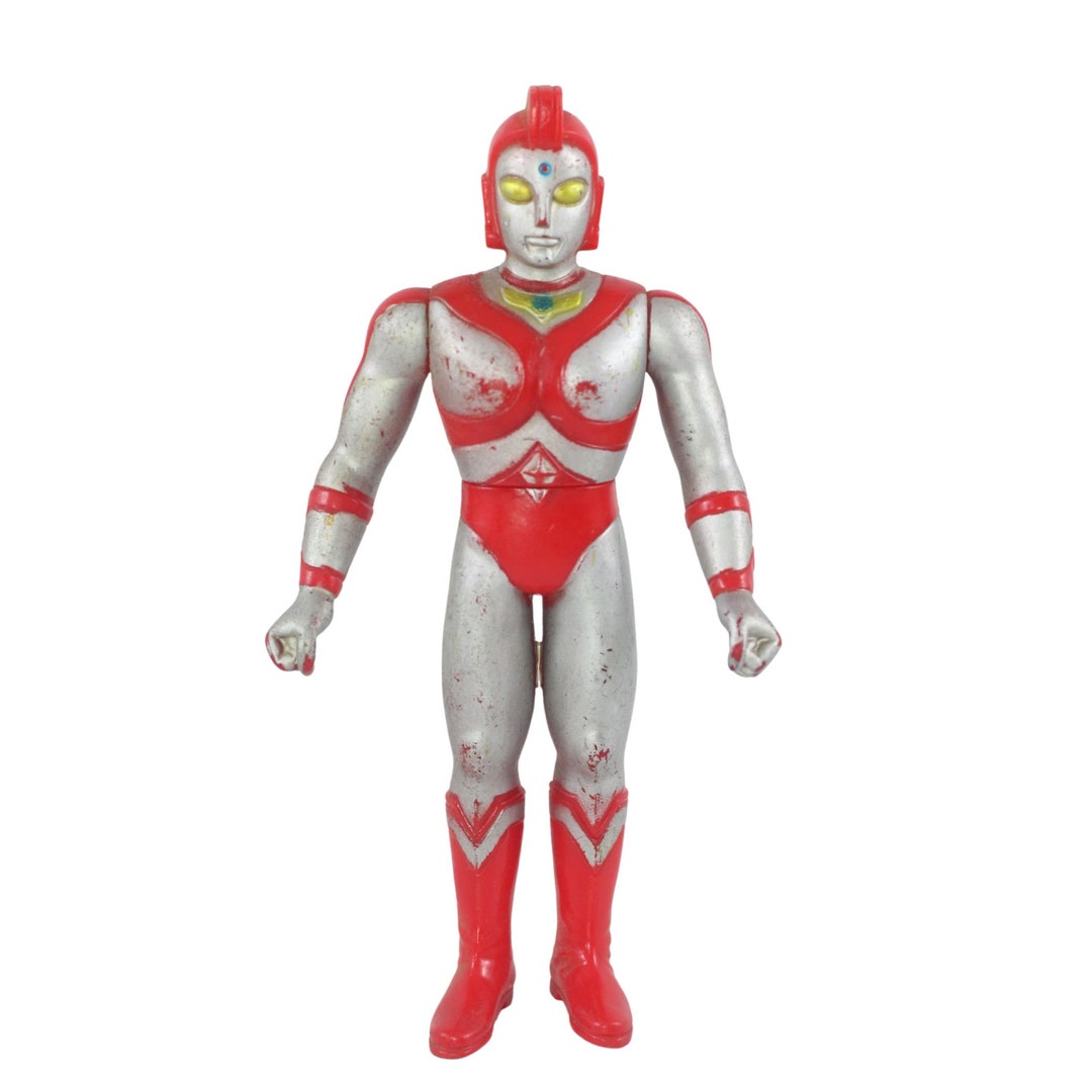 ULTRAMAN YULLIAN RARE 1988 Bandai Soft Vinyl Figure Showa Retro Made in ...