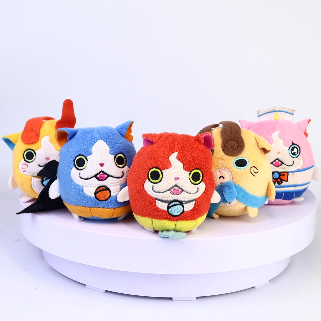 Yo-kai Watch Jibanyan & Koma Variants Plush Set of 5 - Banpresto ...