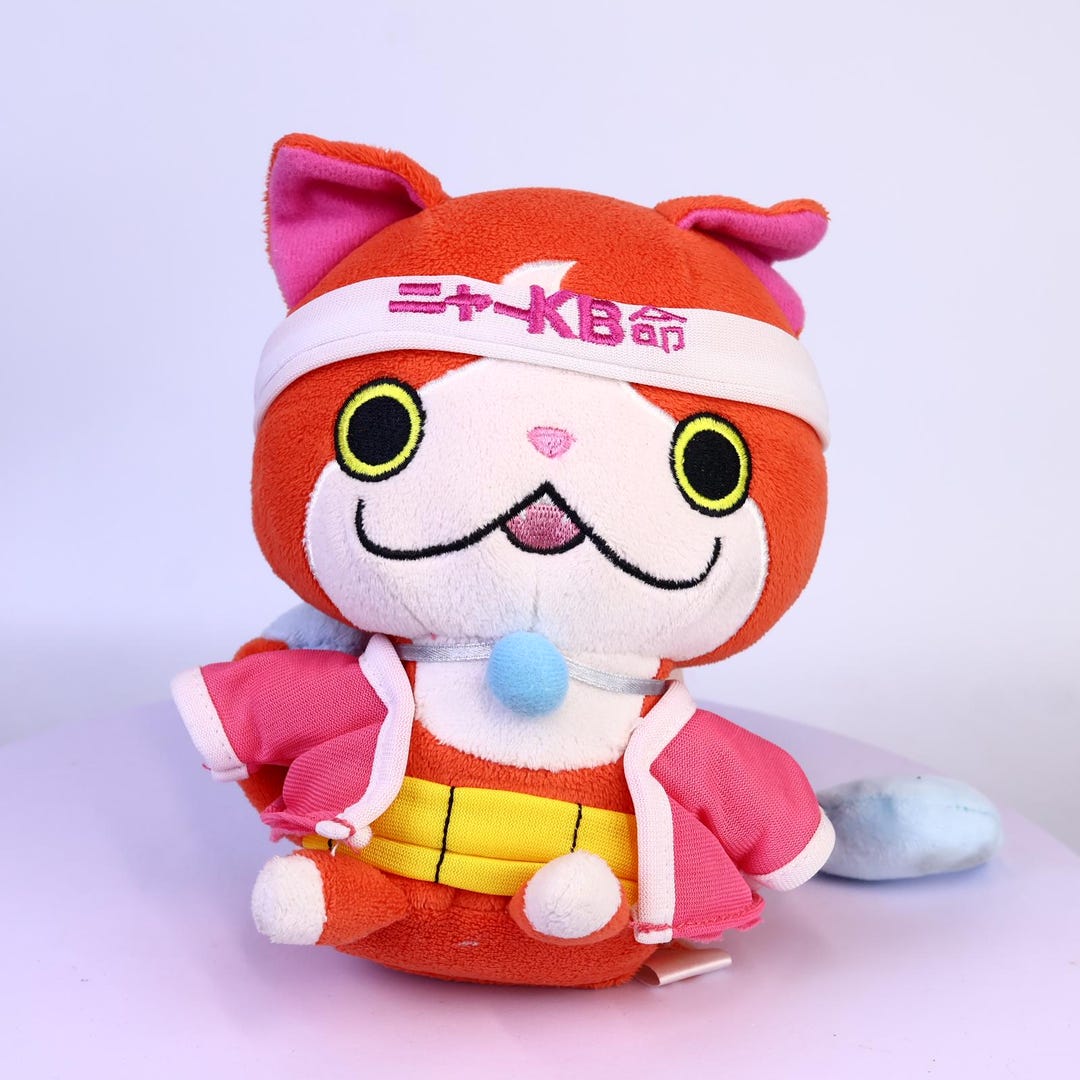 Yo-kai Watch Jibanyan Nya-kb DX 7" Plush Doll - Bandai Collectible ...