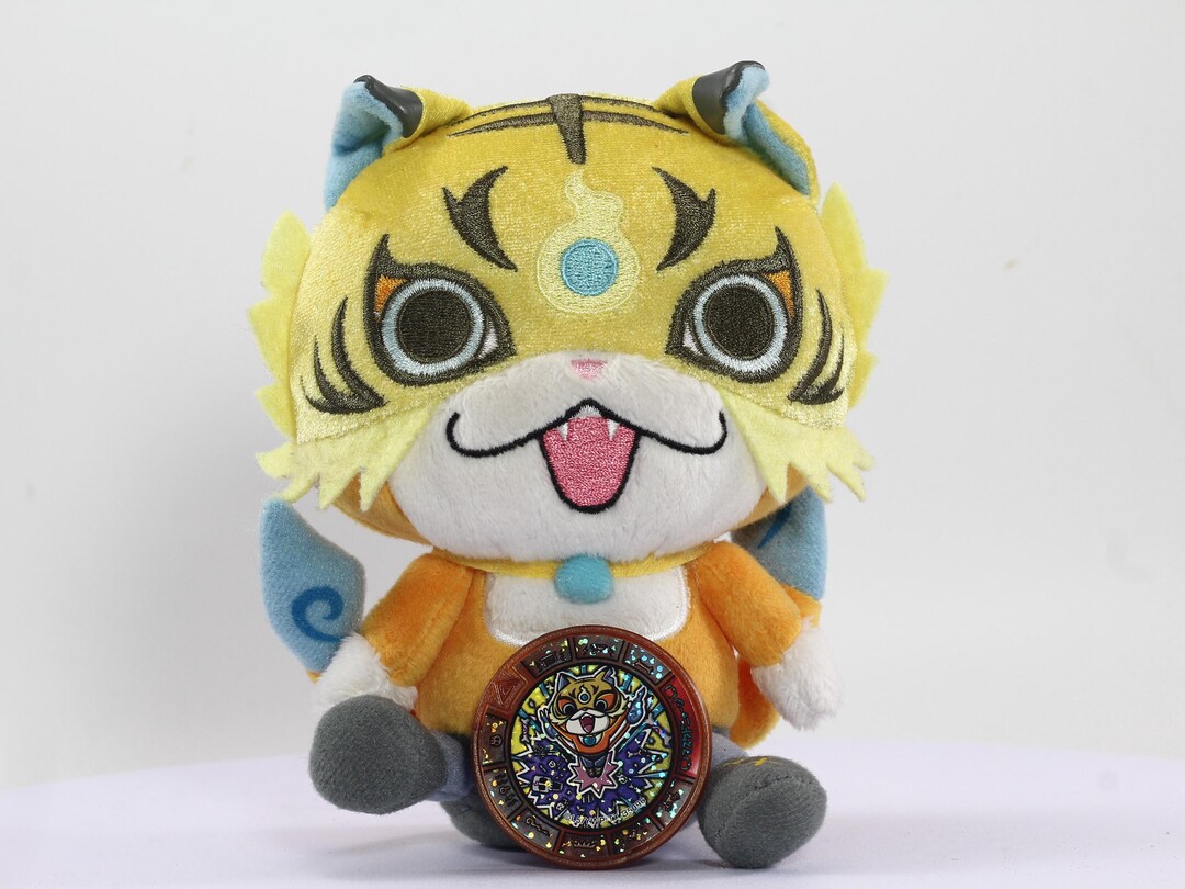 Machonyan Plush 6" W/ Medal | Yokai Watch Stuffed Toy | Luchadonyan ...