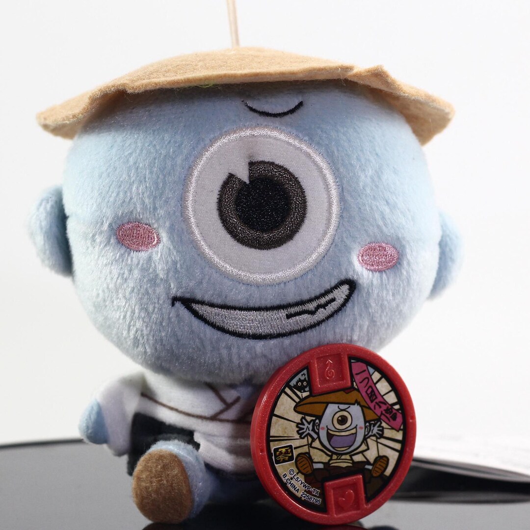 Boyclops Yo-kai Watch Plush Doll Banpresto 5" With Yokai Classic Medal - Etsy