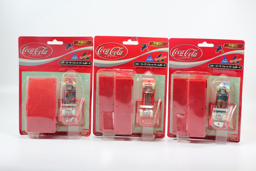 Palm Board Coca-cola BRAND Finger Skating, Fingerboard 1999 Bandai ...