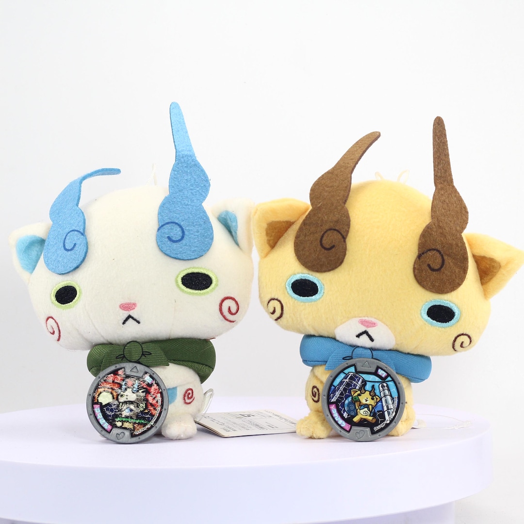Komasan & Komajiro 5.5 Yo-kai Watch Plush Doll Keychain Banpresto With ...