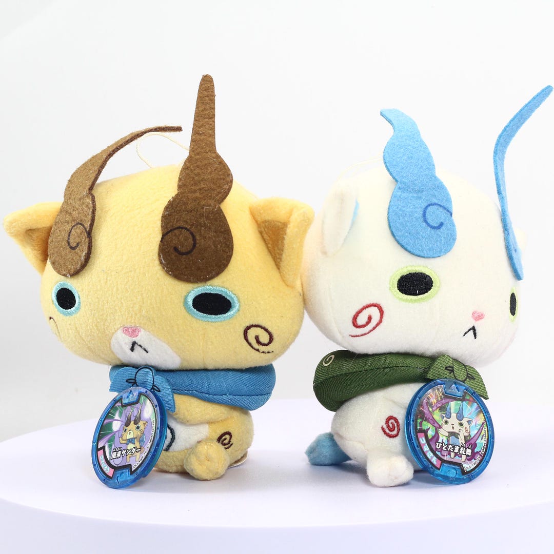 Komasan & Komajiro 5.5 Yo-kai Watch Plush Doll Keychain Banpresto and ...