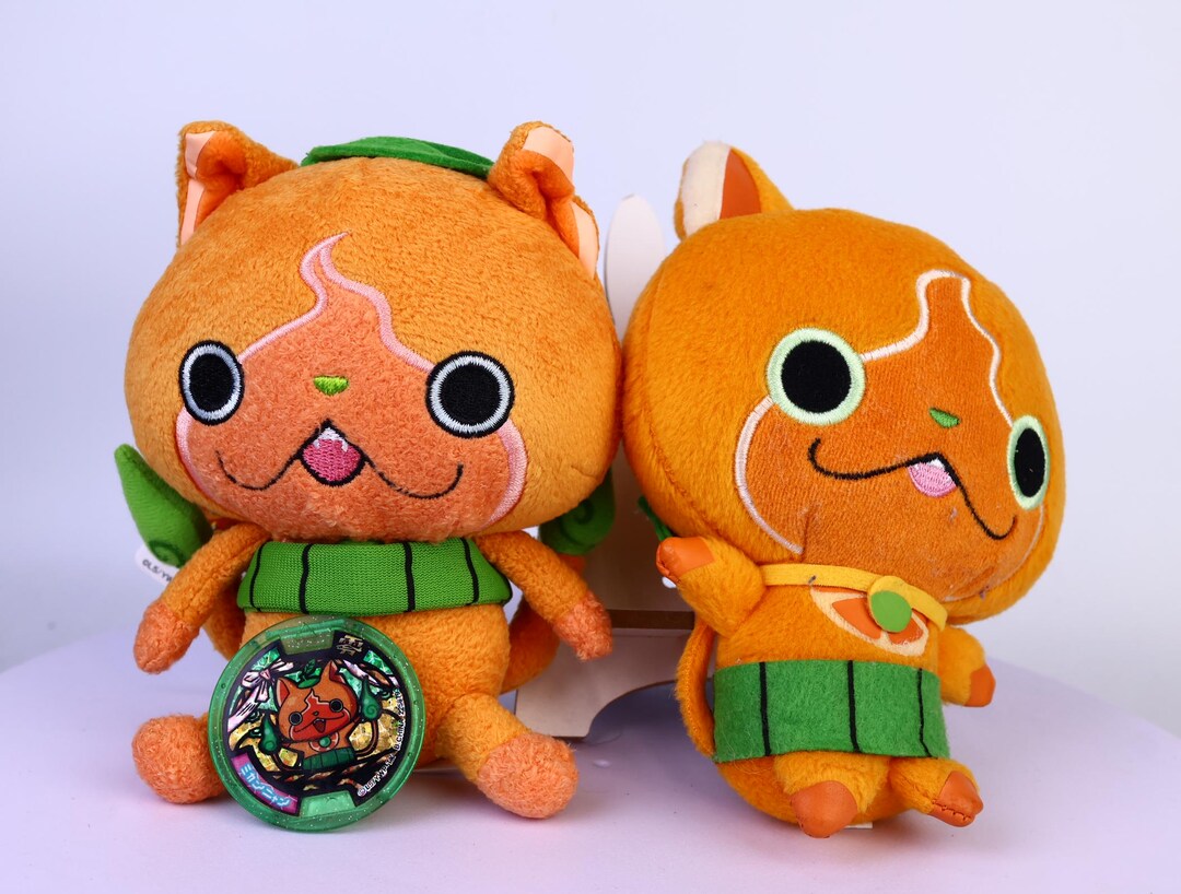 Yo-kai Watch Oranyan Fruitnyan Plush Set - 6" Kuttari, Banpresto, & Z ...