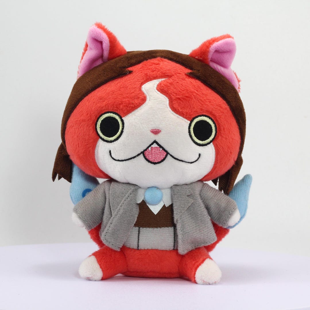 Mr. Crabbycat Jibanyan Yokai Watch Bandai Yorozumart 6" Plush Dolls DX ...