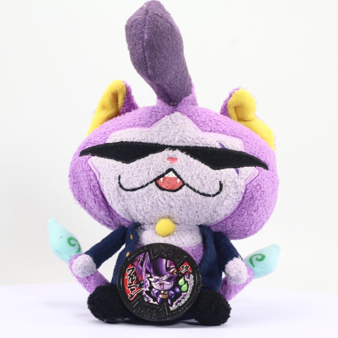 Baddinyan Warunyan Yo-kai Watch 5-inch Plush Doll With B-medal - Etsy