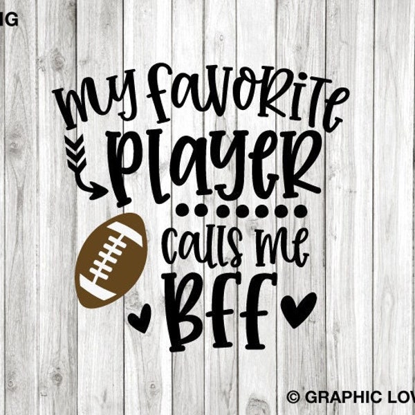 Best Friend Football Svg - Etsy