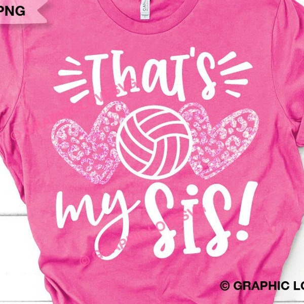 Volleyball Sis Cheetah Svg - Etsy