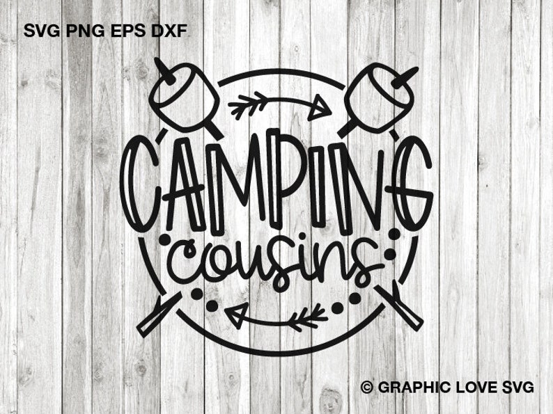 Camping Cousins Svg Png, Family Camping Shirt Iron on Png, Camping ...