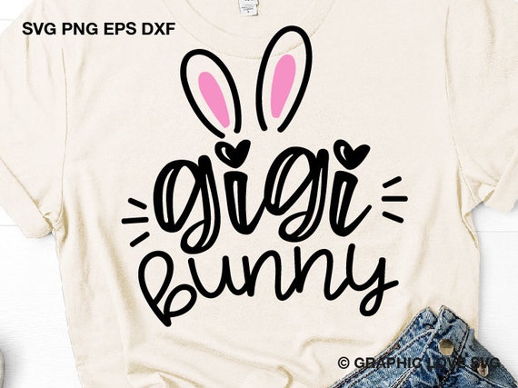 Home Decor Wall Decor Gigi Bunny PNG SVG Easter Gigi PNG Gigi Bunny Svg ...