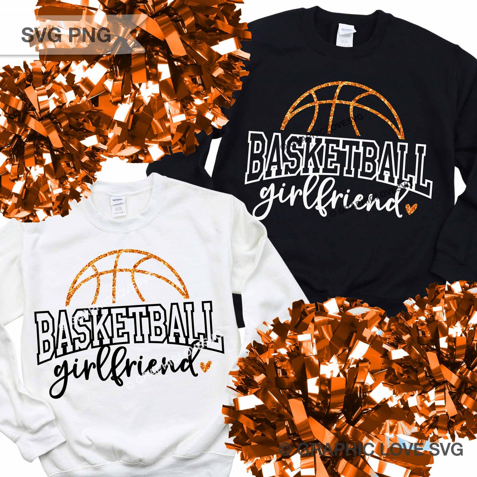 Basketball Girlfriend Svg Png, Basketball Girlfriend Shirt Iron on Png ...