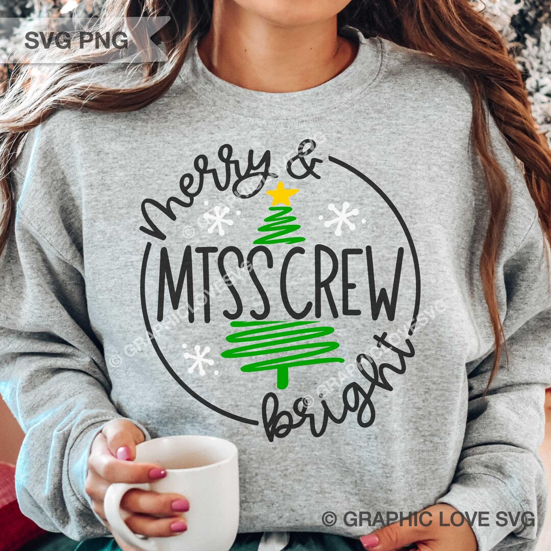 Christmas Mtss Crew Svg Png Sublimation, Mtss Coordinator Facilitator ...