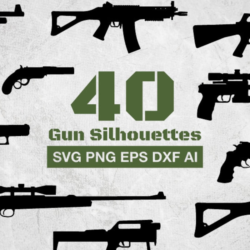 Firearms Svg - Etsy