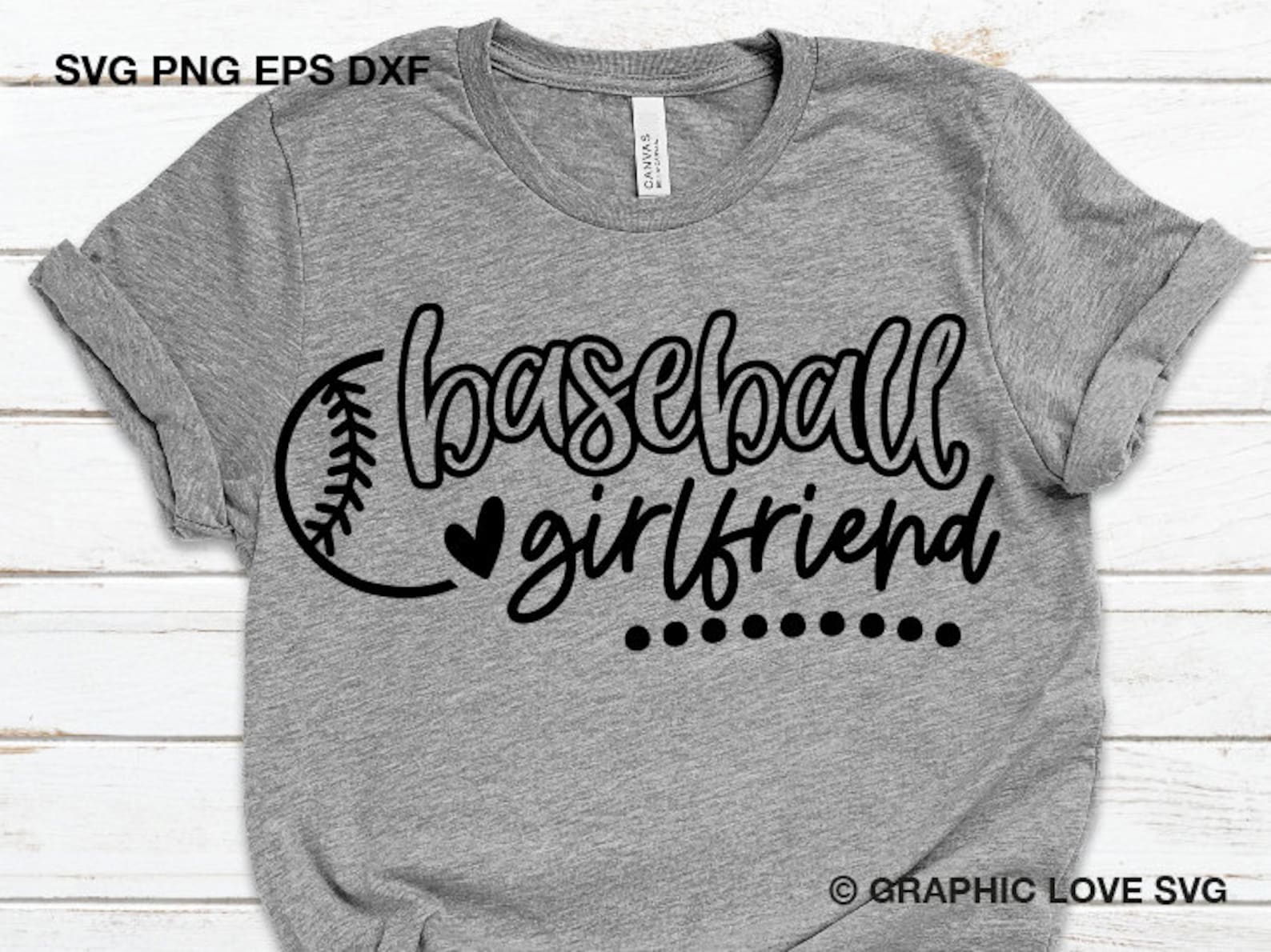 Baseball Girlfriend Svg Cute Baseball Girlfriend Shirt Svg | Etsy