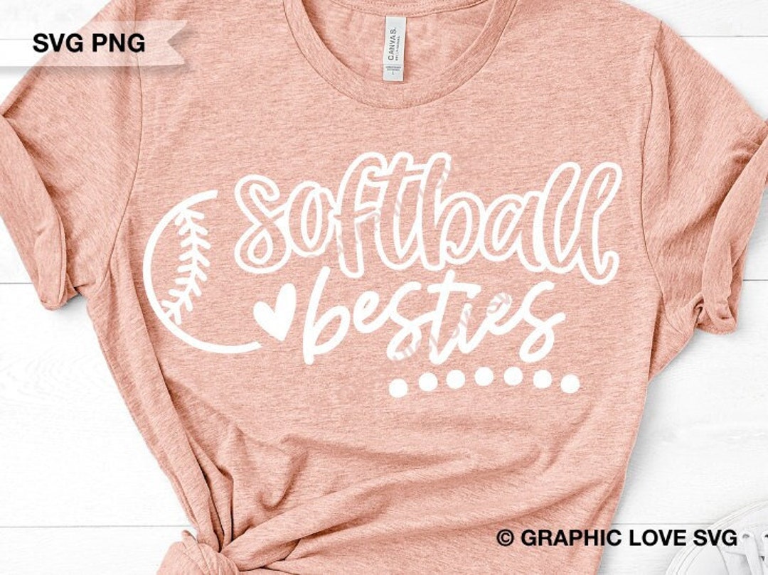 Softball Best Friend Svg Png, Softball Best Friends Iron on Png, Gift ...