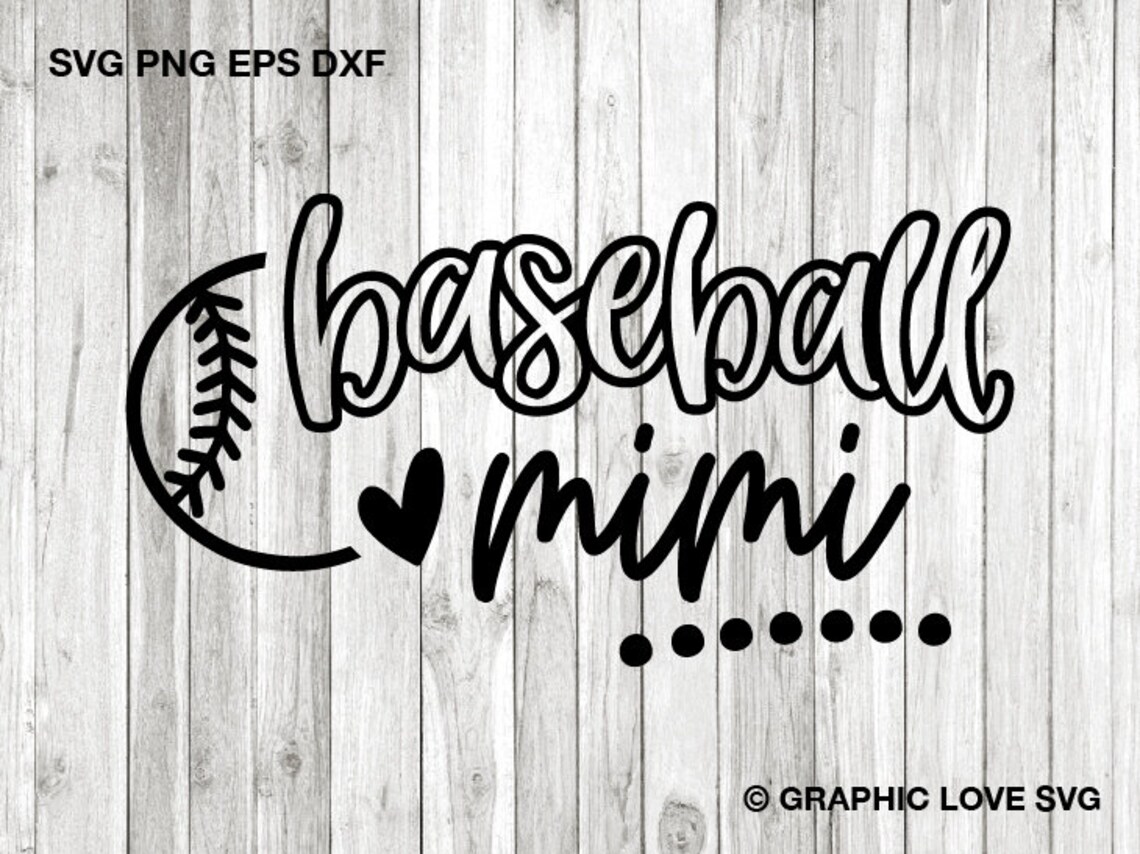 Baseball Mimi Svg Cute Gift for Mimi Svg Baseball Mimi Png - Etsy