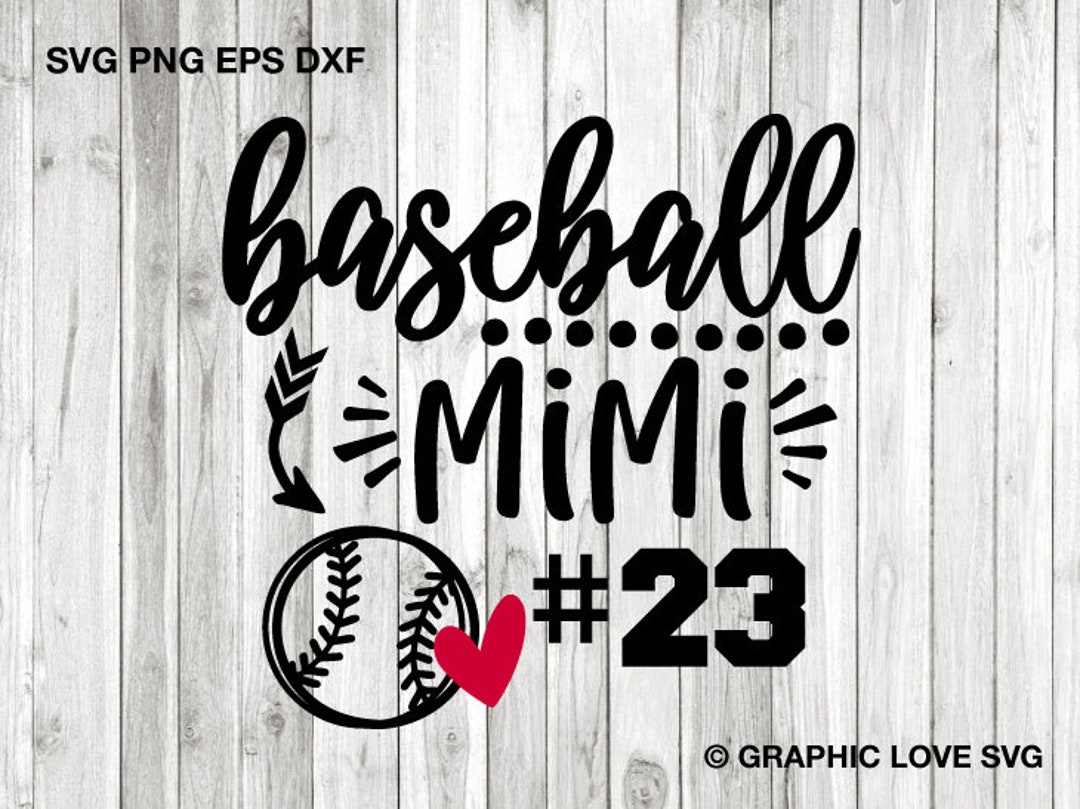 Baseball Mimi Svg Png, Mimi Shirt Svg, Numbers, Proud Baseball Mimi ...