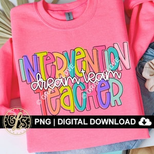 Intervention Teacher Png, Back to School Png, Intervention Specialist ...