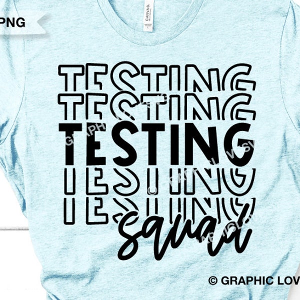 Teacher Testing Svg - Etsy