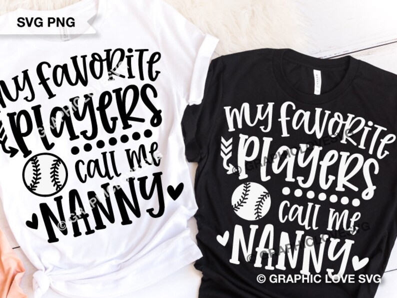 Baseball Nanny Svg Fun Gift for Nanny Svg My Favorite - Etsy