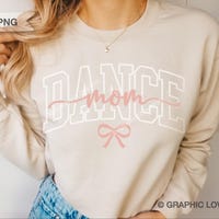 MOM Dance MOM PNG Dance Shirt Design Love to Dance Mom Gift for Dancer ...