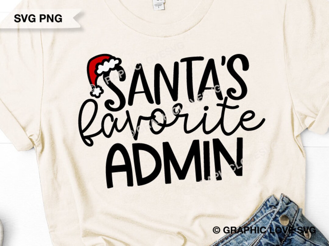 Christmas Admin Svg Png Fun Gift for Admin Santa's - Etsy