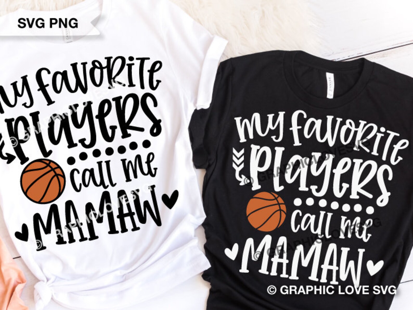 Basketball Mamaw Svg Gift for Mamaw Svg My Favorite Players - Etsy