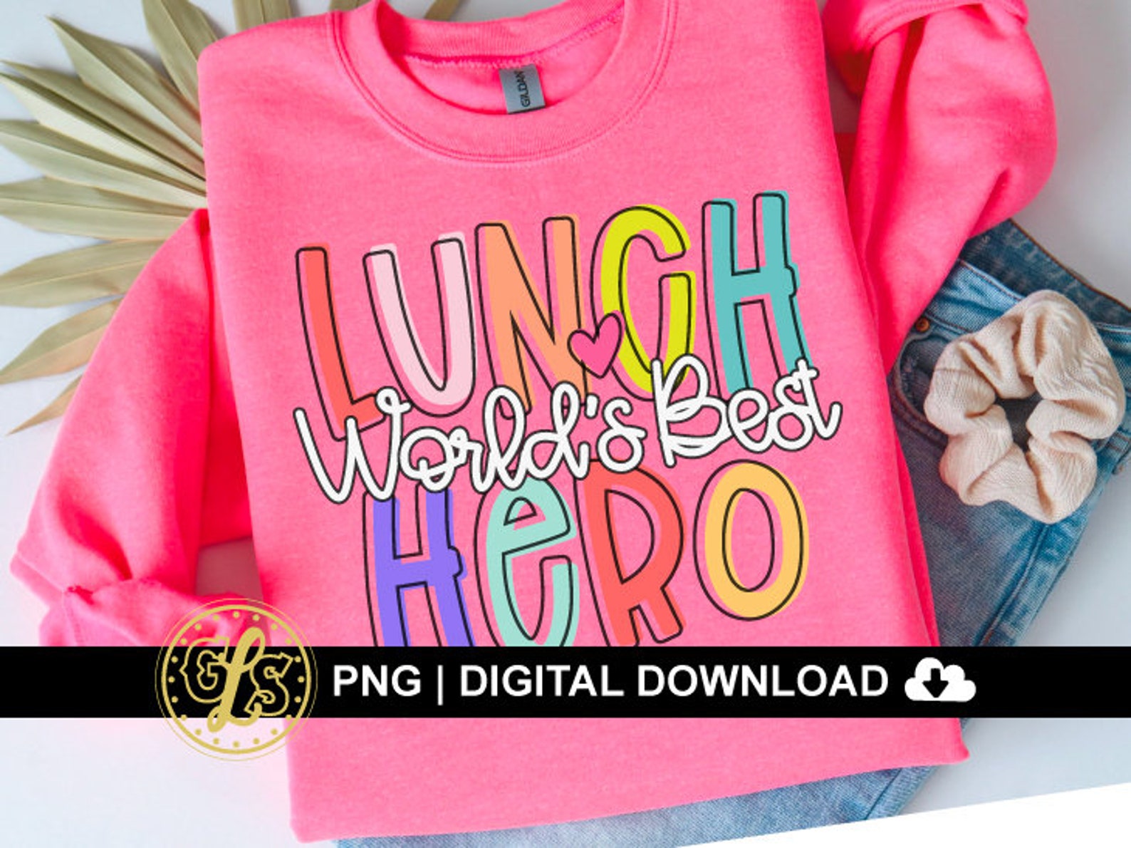 Lunch Hero Png, Cafeteria Crew Png, Appreciation Gift for Lunch Lady ...