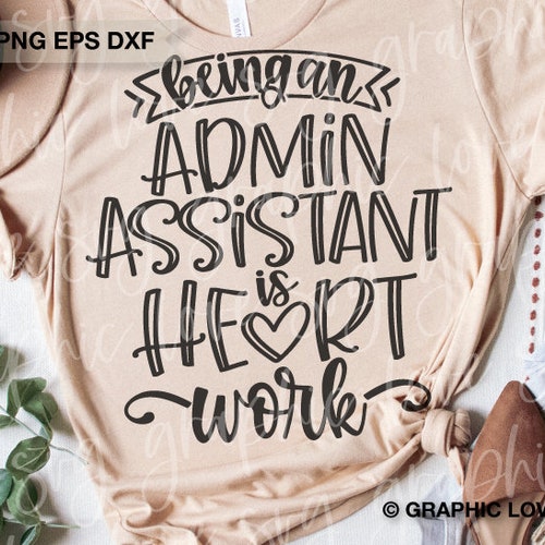 Administrative Assistant Svg Admin Assistant Shirt School - Etsy