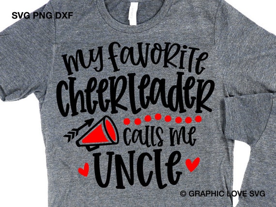 Cheerleader Uncle Svg Cheer Uncle Png My Favorite - Etsy Australia