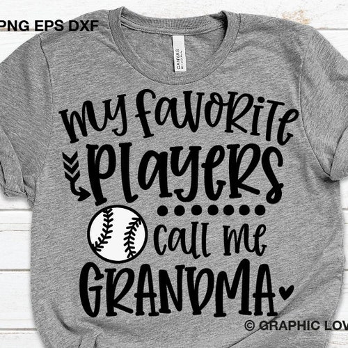 Baseball Grandma Svg Fun T For Grandma Svg My Favorite Etsy