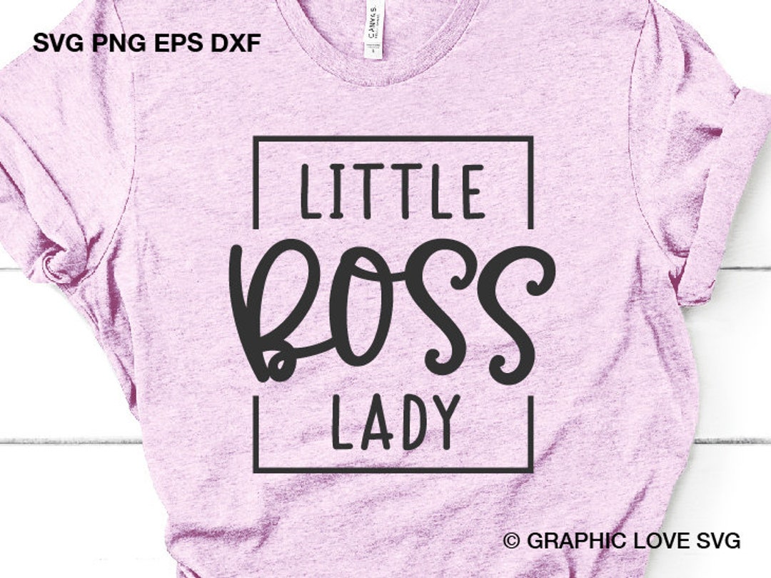 Little Boss Lady Svg Png, Baby Girl Funny Mini Boss Cut File, Iron on ...