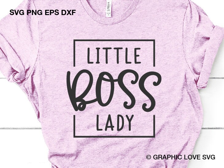 Little Boss Lady Svg Baby Girl Shirt Designs Funny Mini Boss - Etsy