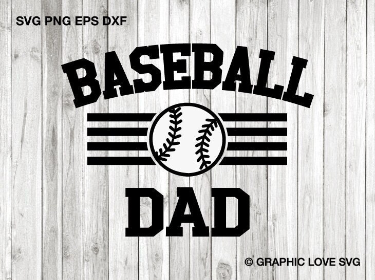 Baseball Dad Svg Baseball Dad Png Gift for Dad Baseball Dad - Etsy