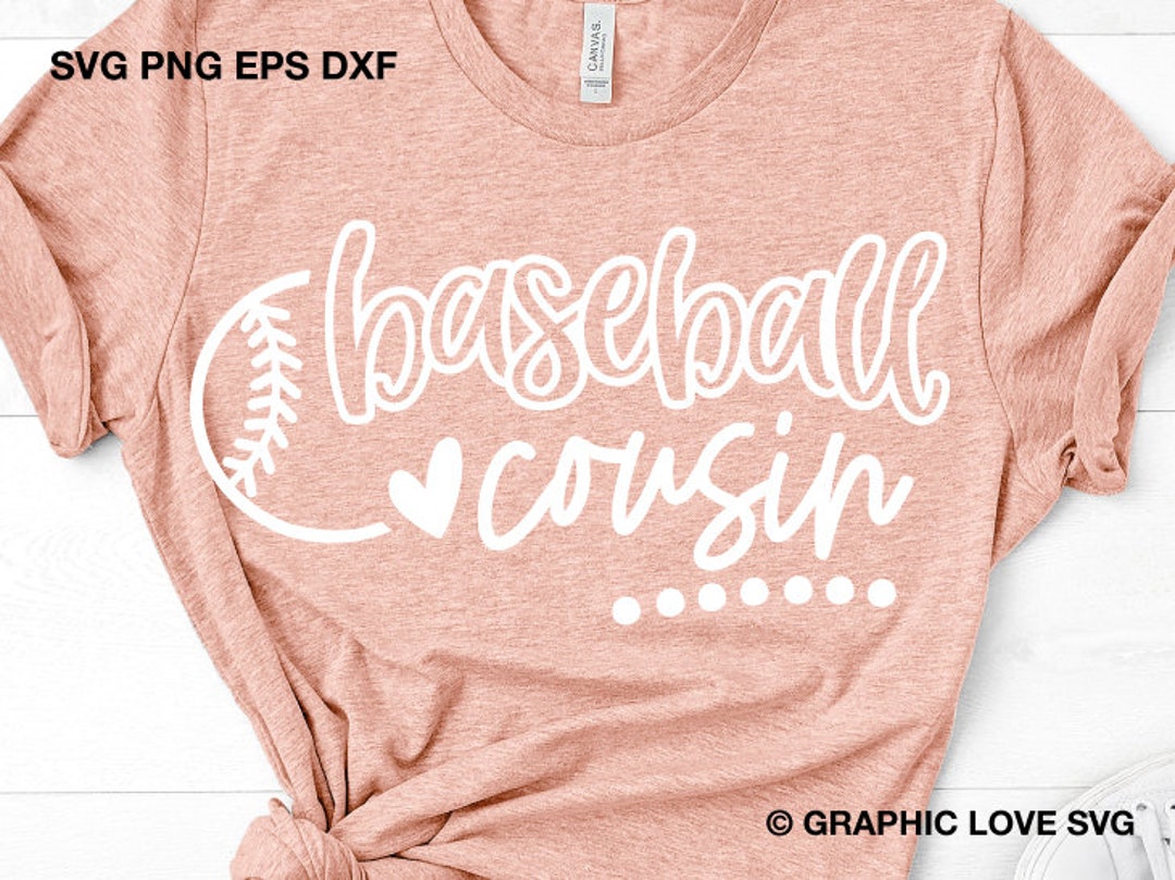 Baseball Cousin Svg Png, Comfort Color Baseball Cousin Shirt Iron on ...