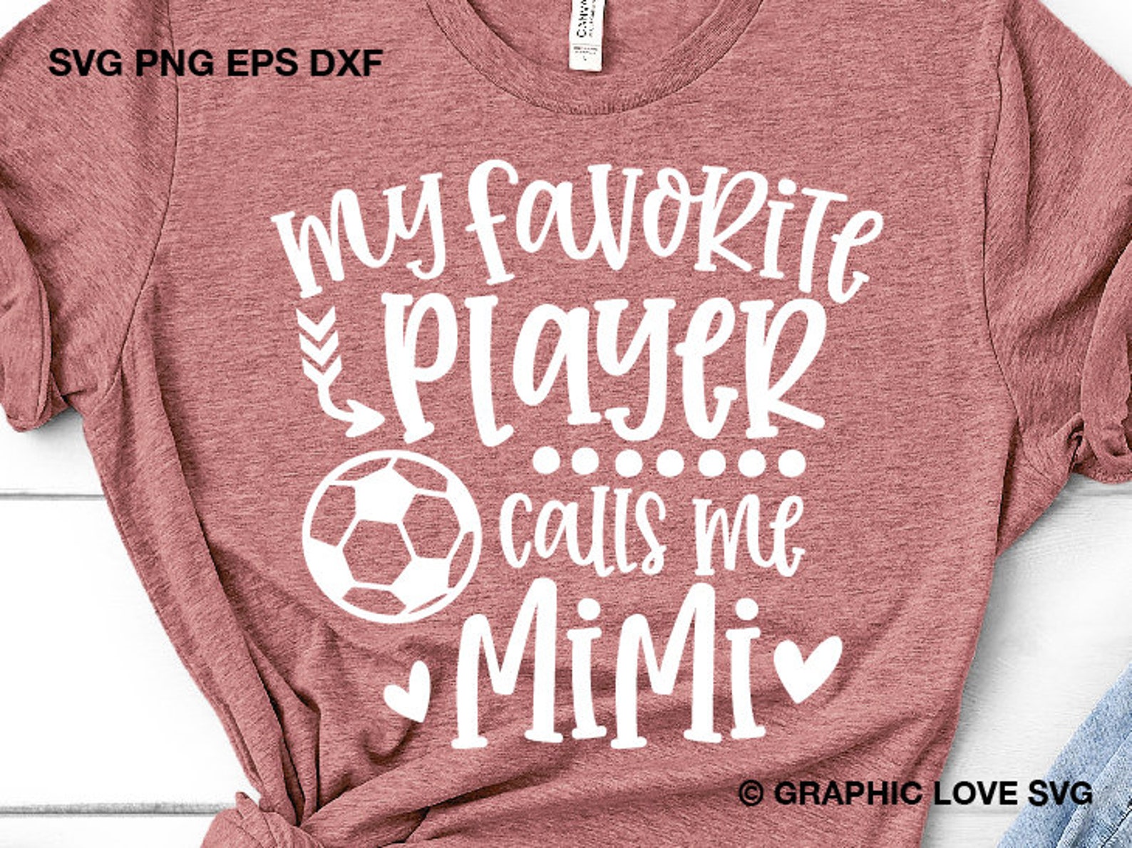 Soccer Mimi Svg Cute Mimi Gift Svg My Favorite Player Calls | Etsy