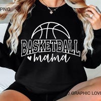 Custom Basketball Mama Sweatshirt, Basketball Mama Sweater, Mom Gifted ...