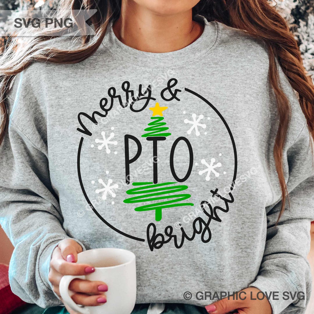 Christmas PTO Svg Png School Parent Teacher Crew Gift Sublimation Png ...